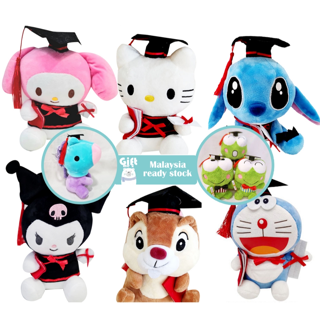 Graduation stuffed toy Convocation bear Cute cartoon convo Plushie ...