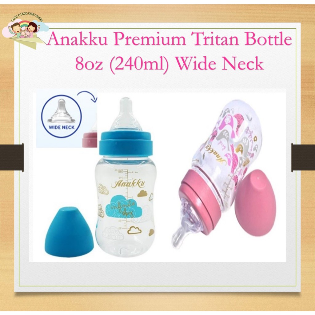 Anakku Premium Tritan Wideneck Bottle Botol Susu Anakku Clear Bottle ...