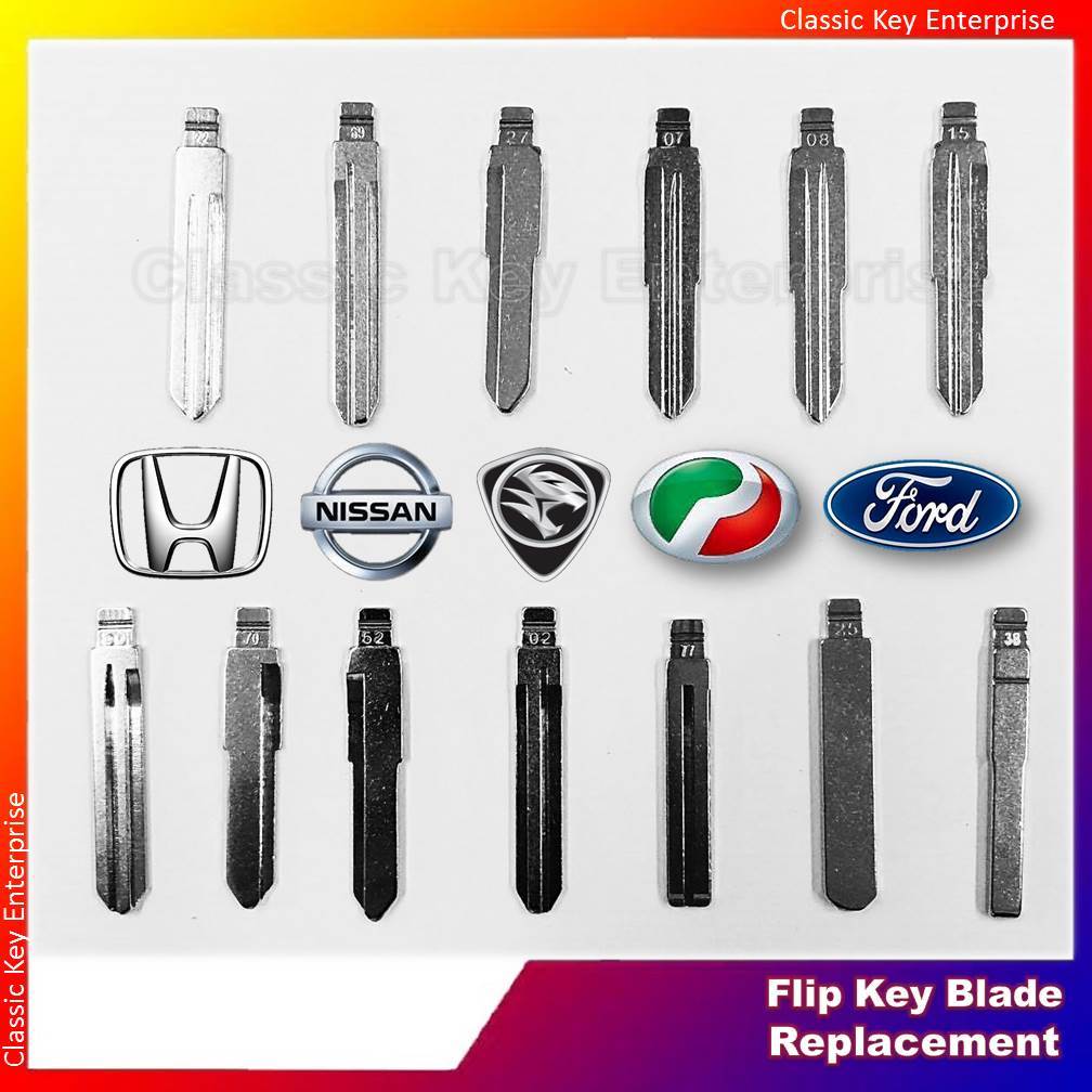 🔥RM 0.93🔥 CAR Key Blade Perodua Proton Toyota Honda Nissan Hyundai ...