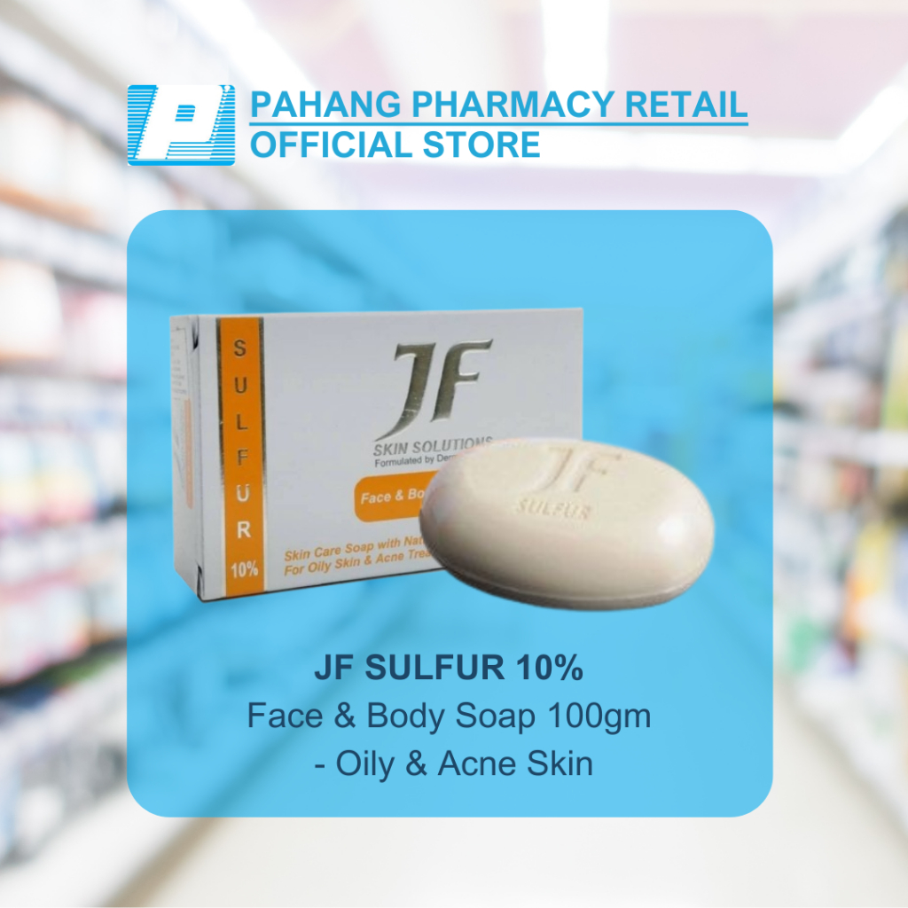 JF SULFUR 10% Face & Body Soap 100gm - Oily & Acne Skin | Shopee Malaysia