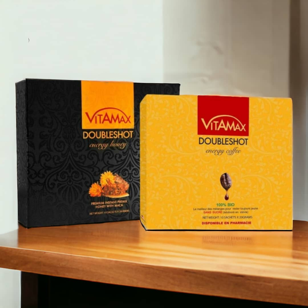Vitamax Doubleshot Energy Coffee and Honey for Men - Premium Quality ...