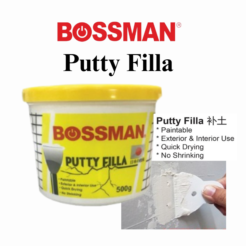 MAJU BOSSMAN Filler Dinding Putty Filla Kering Pantas untuk Kegunaan ...