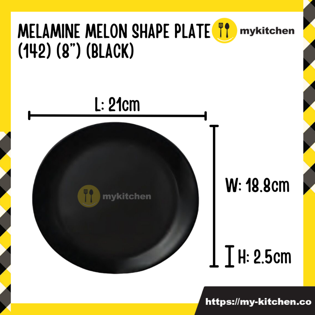 [MY KITCHEN] Melamine Melon Shape Plate Plastic Plate Dinnerware ...