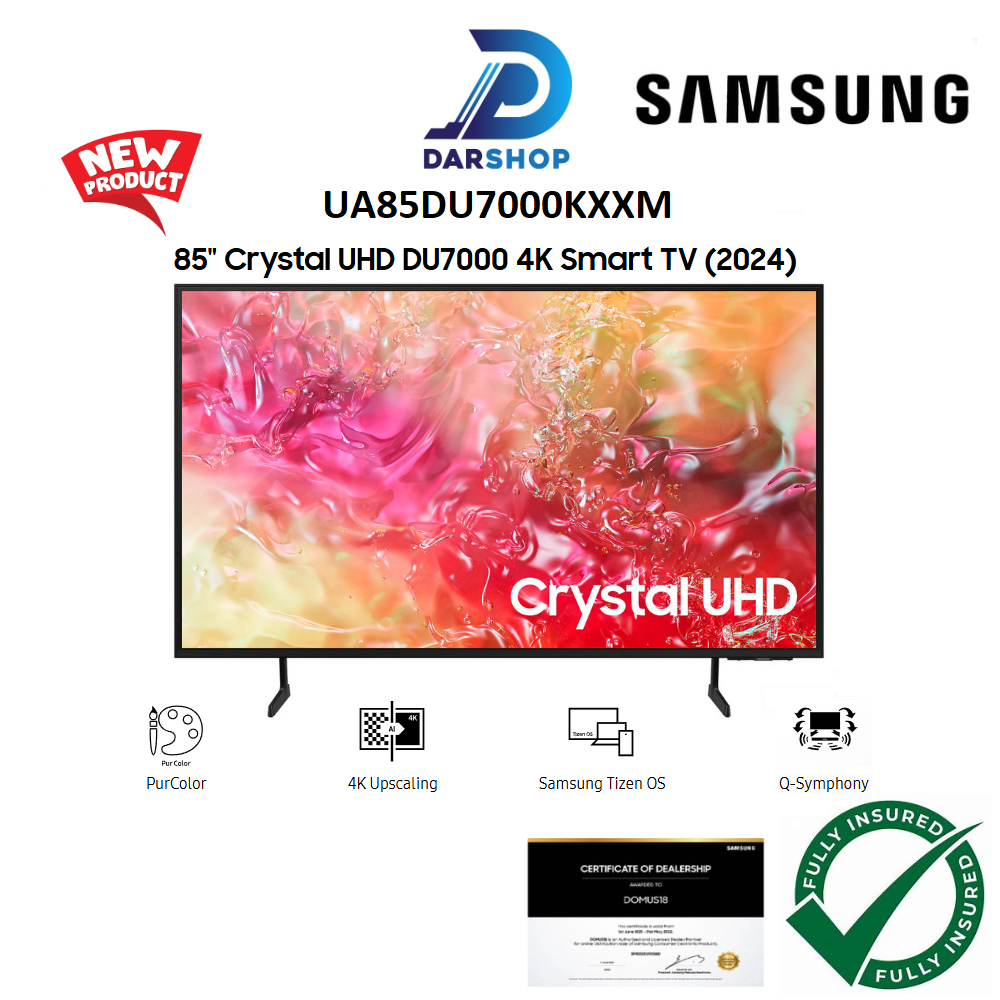 Samsung Smart TV 85 Inch 4K UHD DU7000 CU7000 CU8000 85" Smart TV Murah Television 电视机 電視機 ...