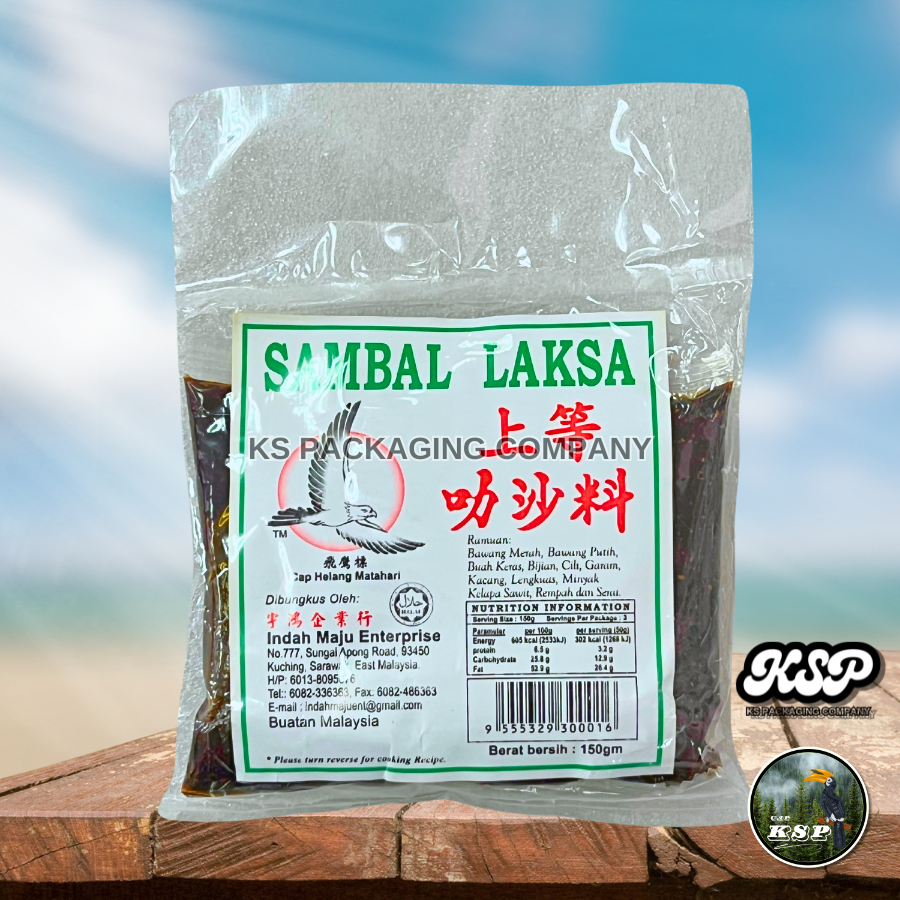 150g Cap Helang Matahari Sambal Laksa 飞鹰牌上等叻沙料 Halal | Shopee Malaysia