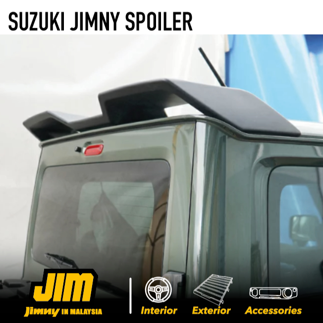 Wald Style Jimny Rear Spoiler JB64 JB74 Roof Spoiler Wing ABS Gloss ...
