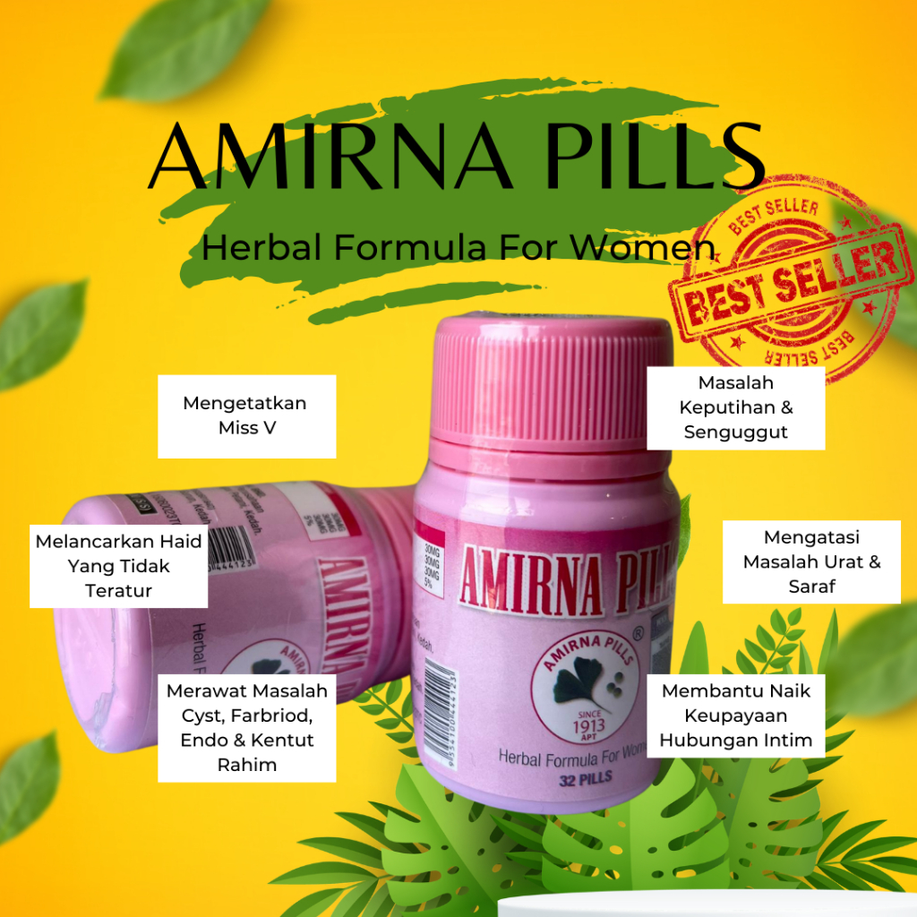 [ORIGINAL] JAMU AMIRNA PILLS | Shopee Malaysia