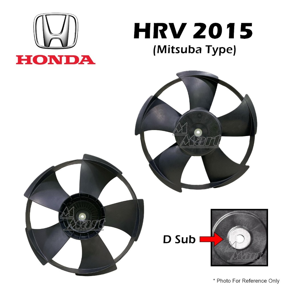 Honda HRV 2015 (Mitsuba Type - 5 Blade) Radiator Fan Blade (Original ...
