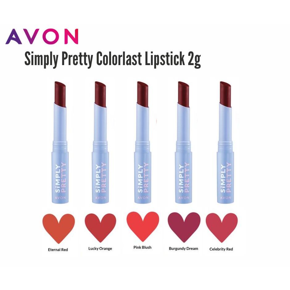 Avon Simply Pretty Colorlast Lipstick 2g | Shopee Malaysia