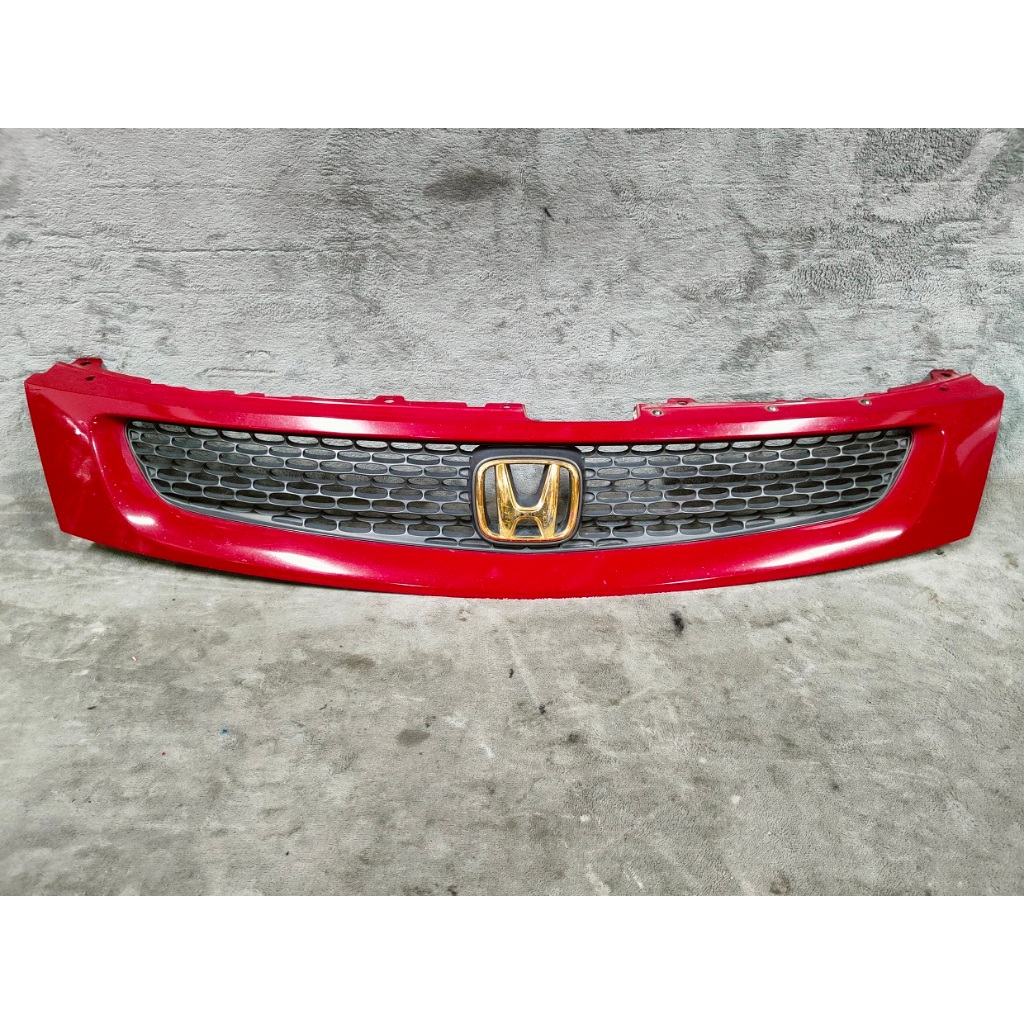 JDM Honda Stream RN1 RN3 MODULO Front Grill Grille Sarong Red Colour ...