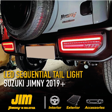 LED Sequential Tail Light Pair For Suzuki Jimny 2019+ Rear Bumper ...
