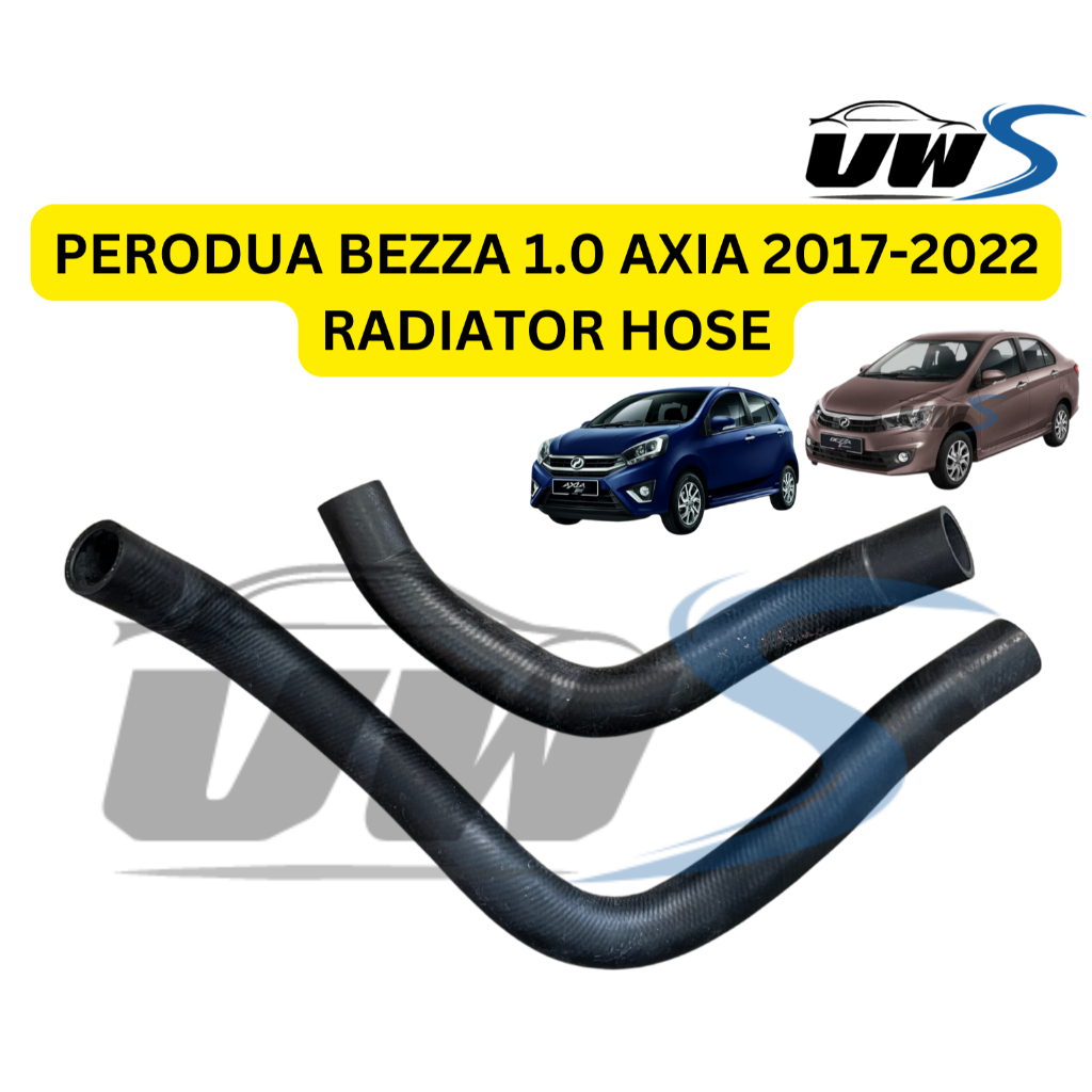 PERODUA BEZZA 1.0 AXIA 2017-2022 RADIATOR HOSE TOP = 16571-BZ300 BOTTOM ...
