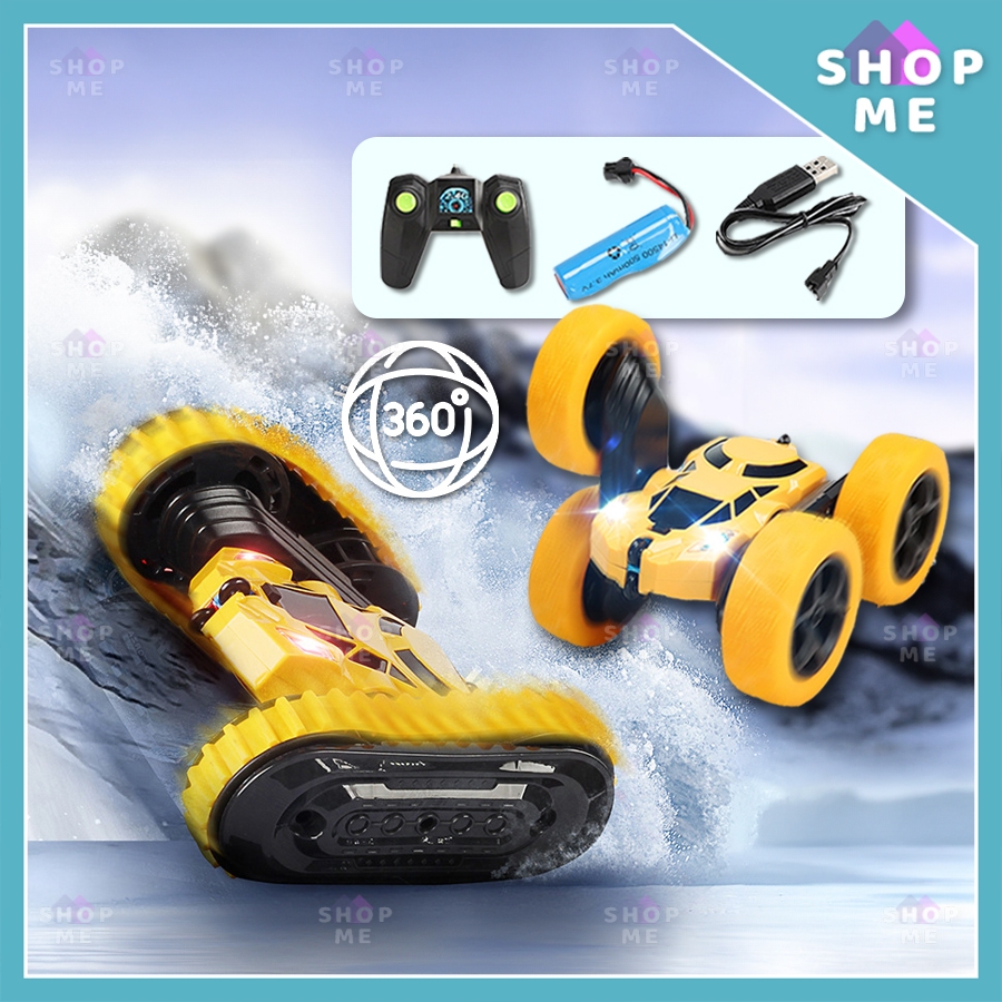 360 Degree Double Sided Flips Rotating 4WD RC Stunt Car Remote Control Toy Car | Shopee Malaysia
