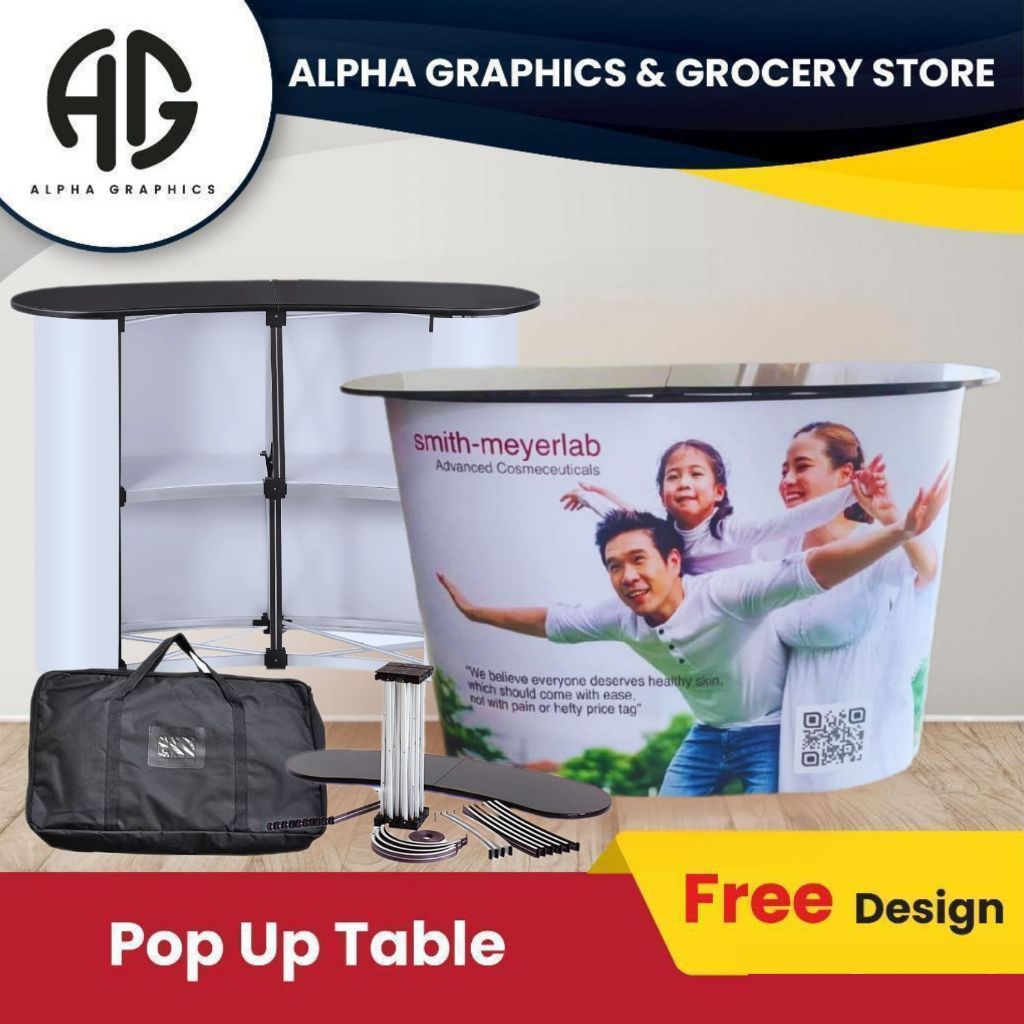 Pop Up Table / Pop Up Counter Booth / Klosik Promosi / Pop Up Counter ...