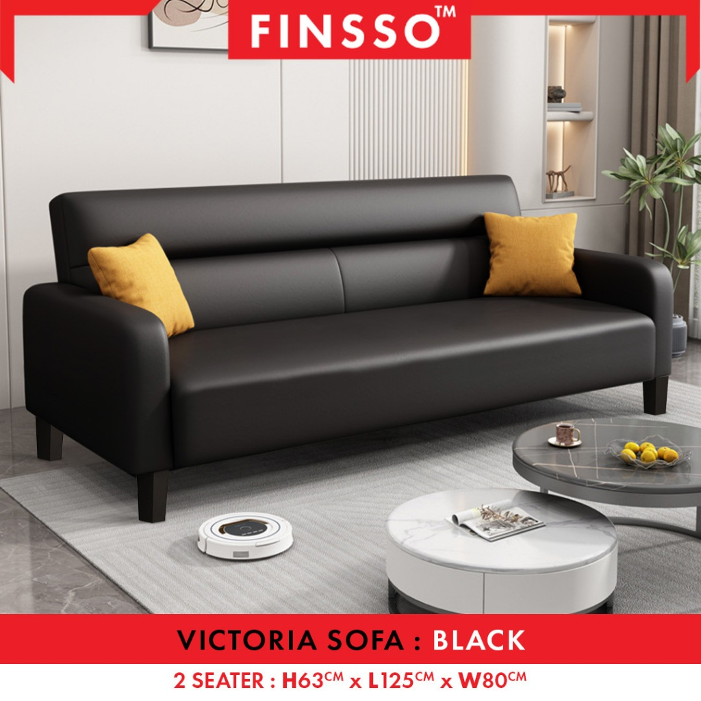 Finsso : Victoria Luxury Sofa PVC CLASSIC LEATHER & FABRIC / sofa kulit ...