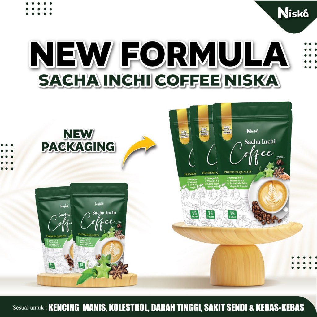 KOPI SACHA INCHI SOLUSI 3SERANGKAI (NEW FORMULA) | Shopee Malaysia