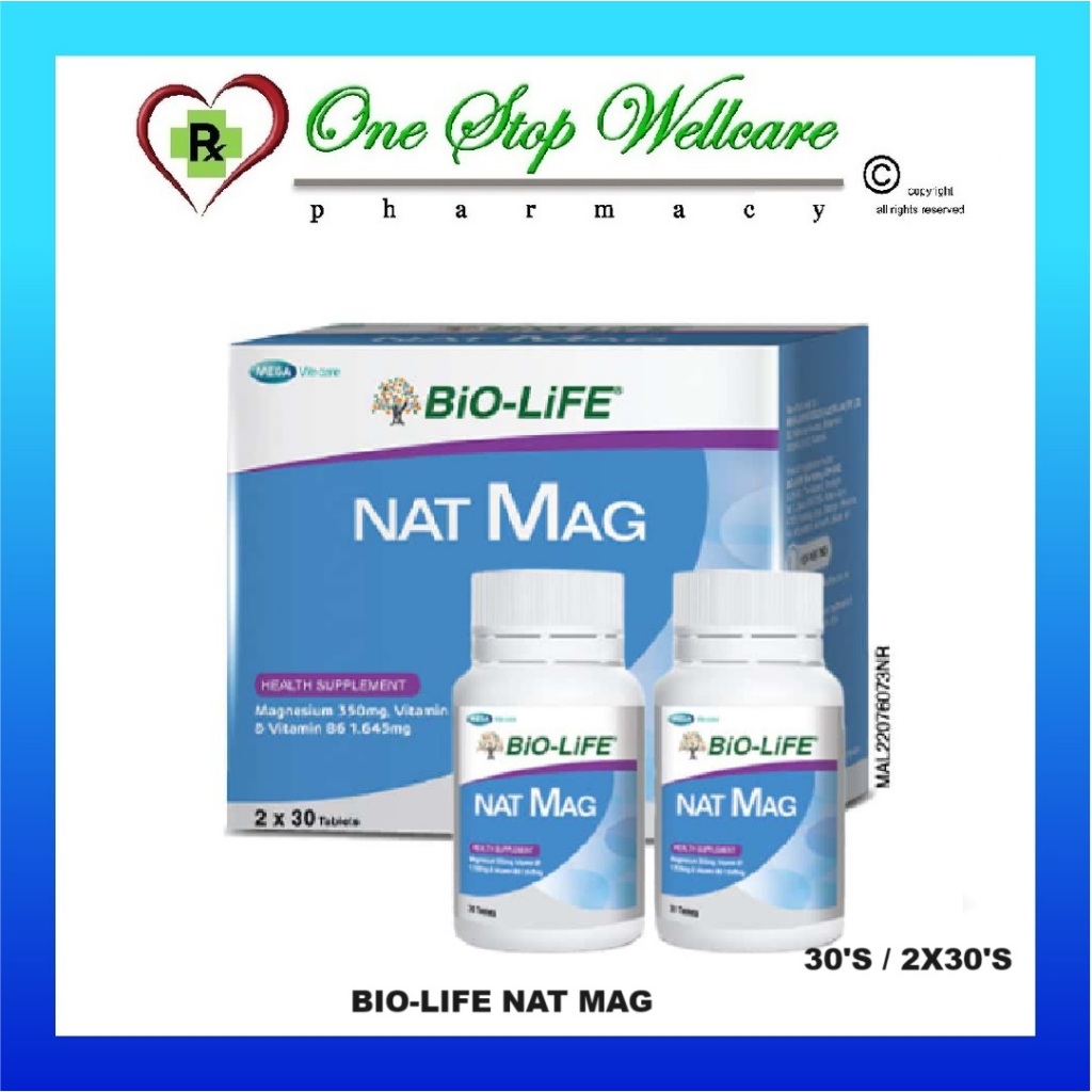 BIO-LIFE NAT MAG 30'S / 2X30'S (EXP:04/2027) | Shopee Malaysia