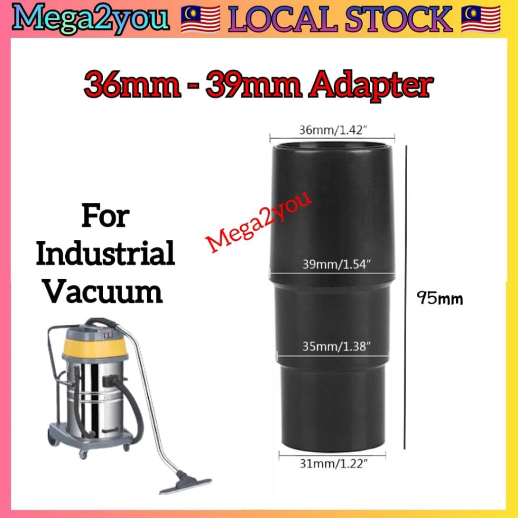 🇲🇾 36mm - 39mm Adapter Connector Vacuum Cleaner Brush Head Tube Paip ...