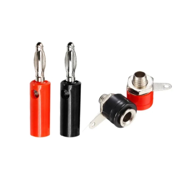 4mm Lantern Banana Plug Banana Socket Musical Speaker Cable Wire Pin ...