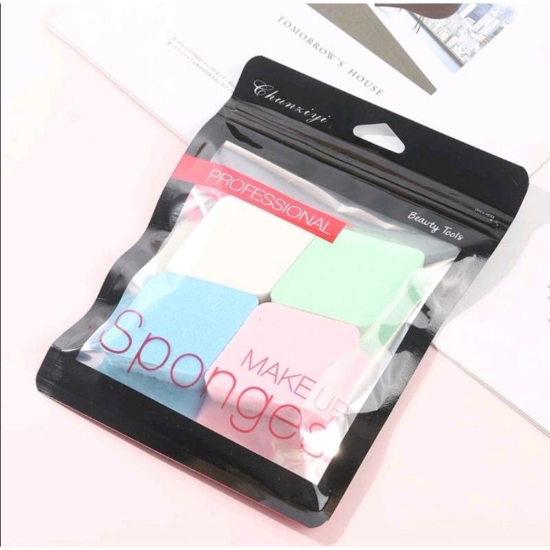 【READY STOCK】Make Up Sponge 干湿两用菱形海绵粉扑 (1pack) | Shopee Malaysia