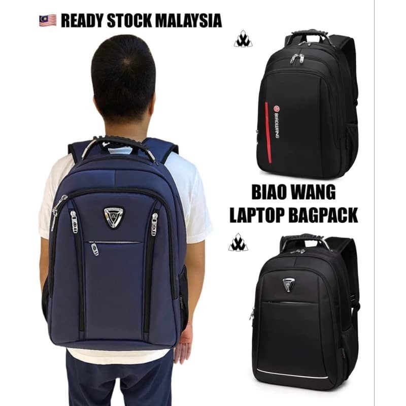 BIAO WANG LAPTOP BAGPACK | Shopee Malaysia
