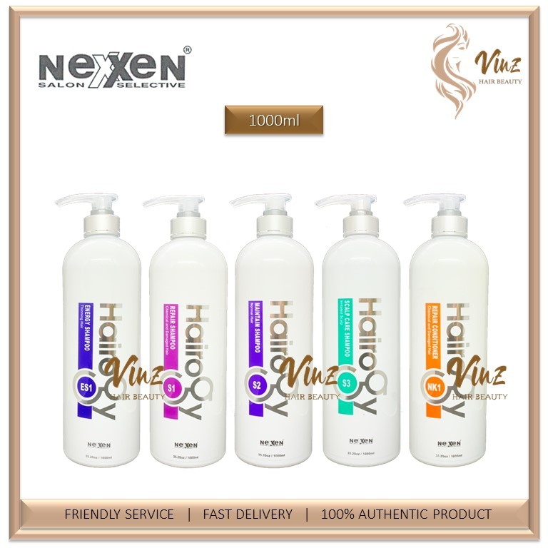 Nexxen Hairogy Shampoo & NK1 Repair Conditioner Set - 1000ml x2 ...