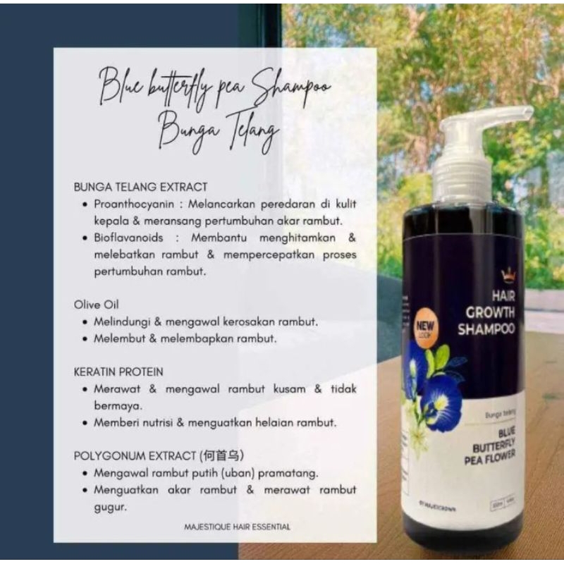 Shampoo Bunga Telang 300ml | Shopee Malaysia