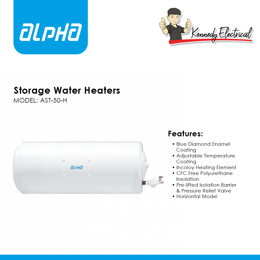 Alpha 50L AST Storage Water Heater Centralised Multi-Point System AST-50-H | Shopee Malaysia