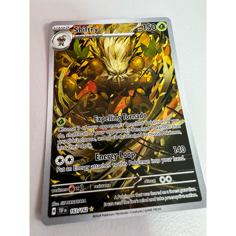 Grass type - Pokemon Card - Shiftry 163/162 | Shopee Malaysia