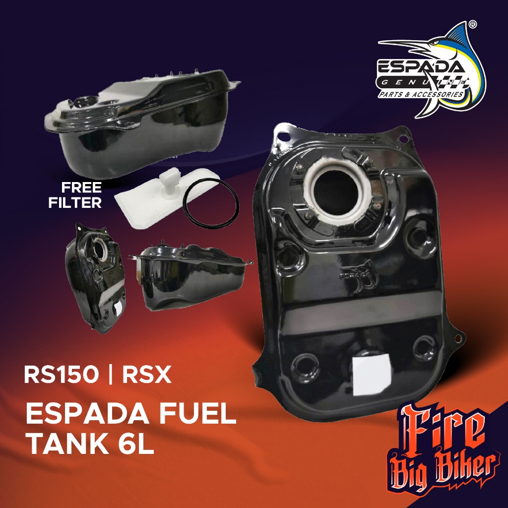 Espada Fuel Tank RS150 V1 V2 RSX 6L / LC135 5L v1.v2.v3.v4.v5.v6 TANGKI ...