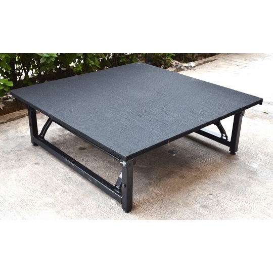 Foldable mobile stage (size: 90L x 90W x 30H cm) , stage 3ft x 3ft x ...