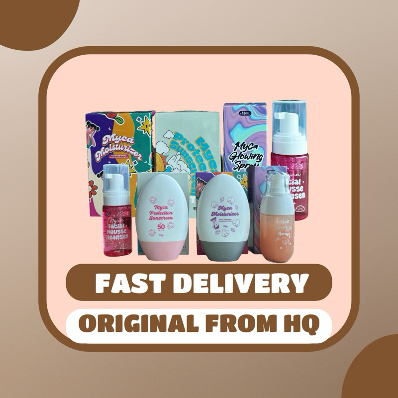 NEW! MYCA GLOWING SPRAY / MYCA SUNSCREEN / MYCA MOISTURIZER ORIGINAL HQ ...