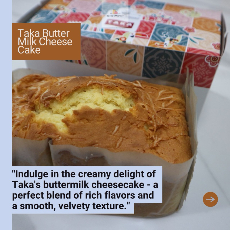 Sarawak ( Taka ) Butter Milk cheese Cake (JAKIM by Halal) Limit 3box ...