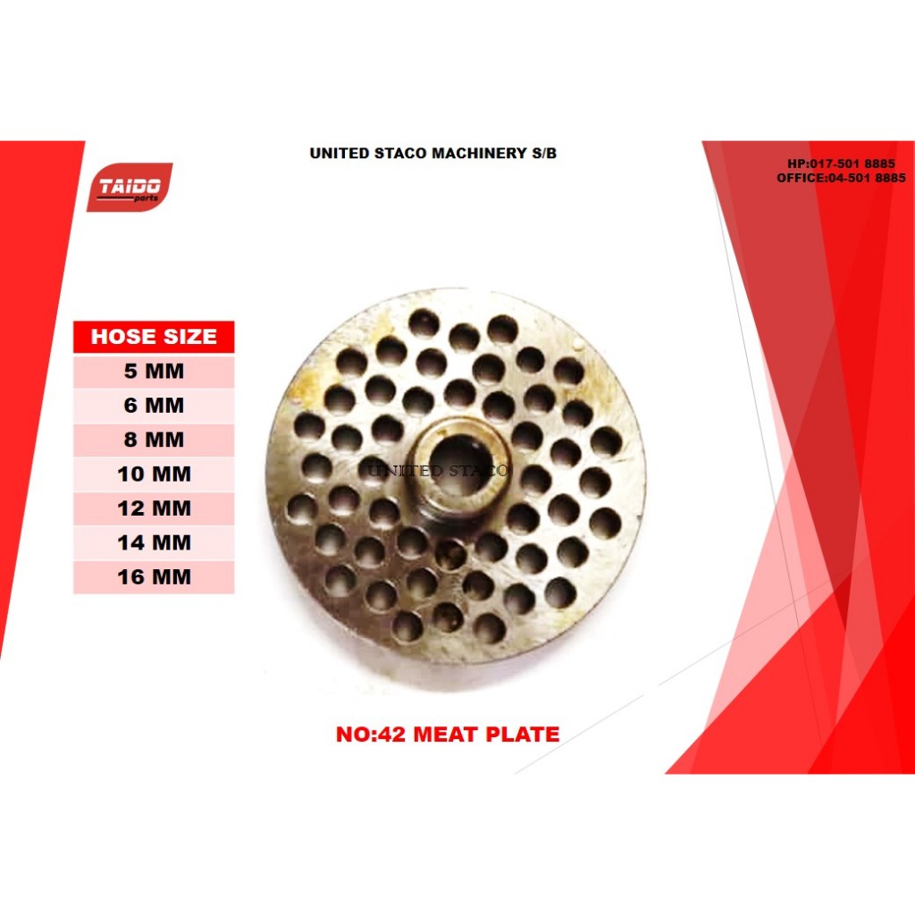 Meat Grinder Blade No 42 Champ Made In Thailand (PARTS) | Shopee Malaysia