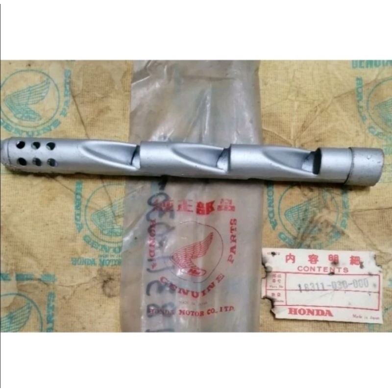 Honda 90 C200/CD125/C65/S65/C70/GBO Exhaust Silencer Baffle Pipe P/N ...