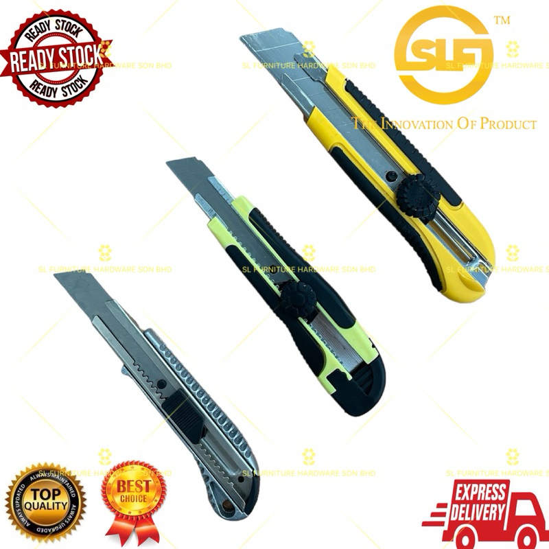 SLF High Quality Heavy Duty 18mm / 25mm CUTTER KNIFE Utility Knife ...