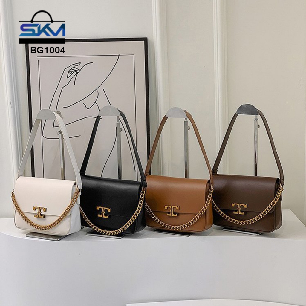 SKM Classic PU Leather Shoulder Chain Bag Beg Tangan Wanita Murah ...