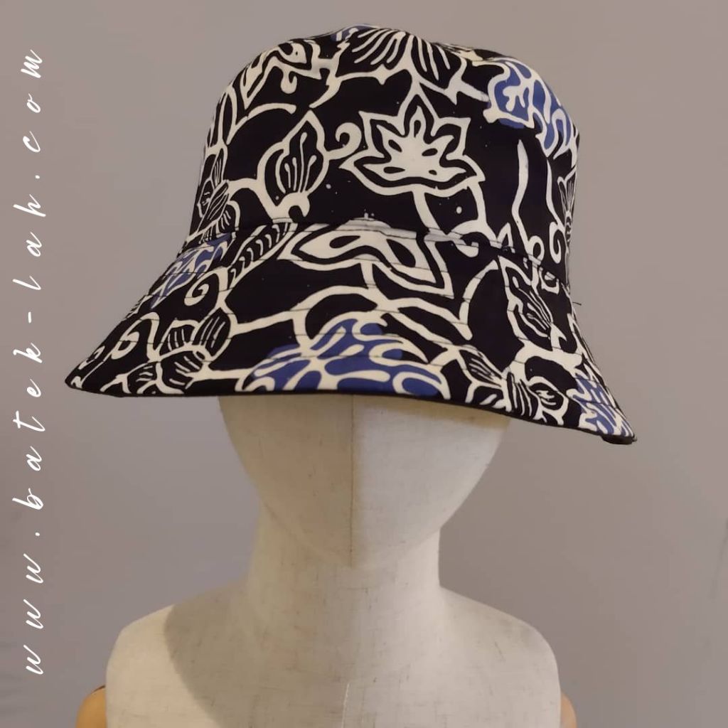 Kids Batik Breeze Bucket Hat - 100% Cotton - Handmade Batik Abstract ...