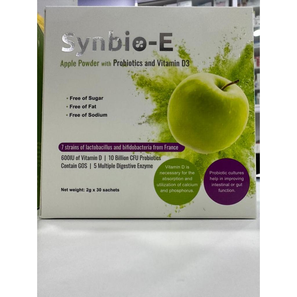 SYNBIO - E APPLE POWDER WITH PROBIOTIC AND VITAMIN D 2GX30S - ProEz ...