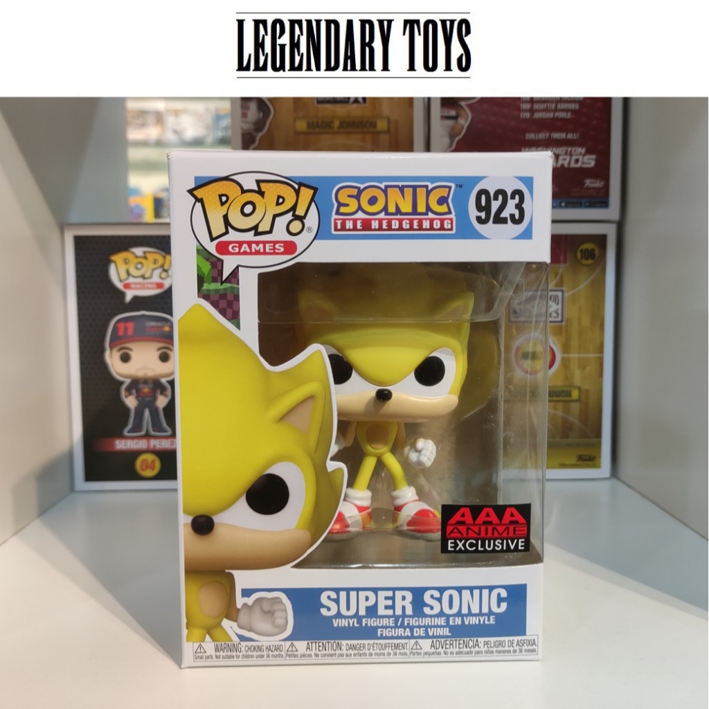 Funko Pop! GAMES #923 Sonic The Hedgehog Super Sonic AAA Anime ...