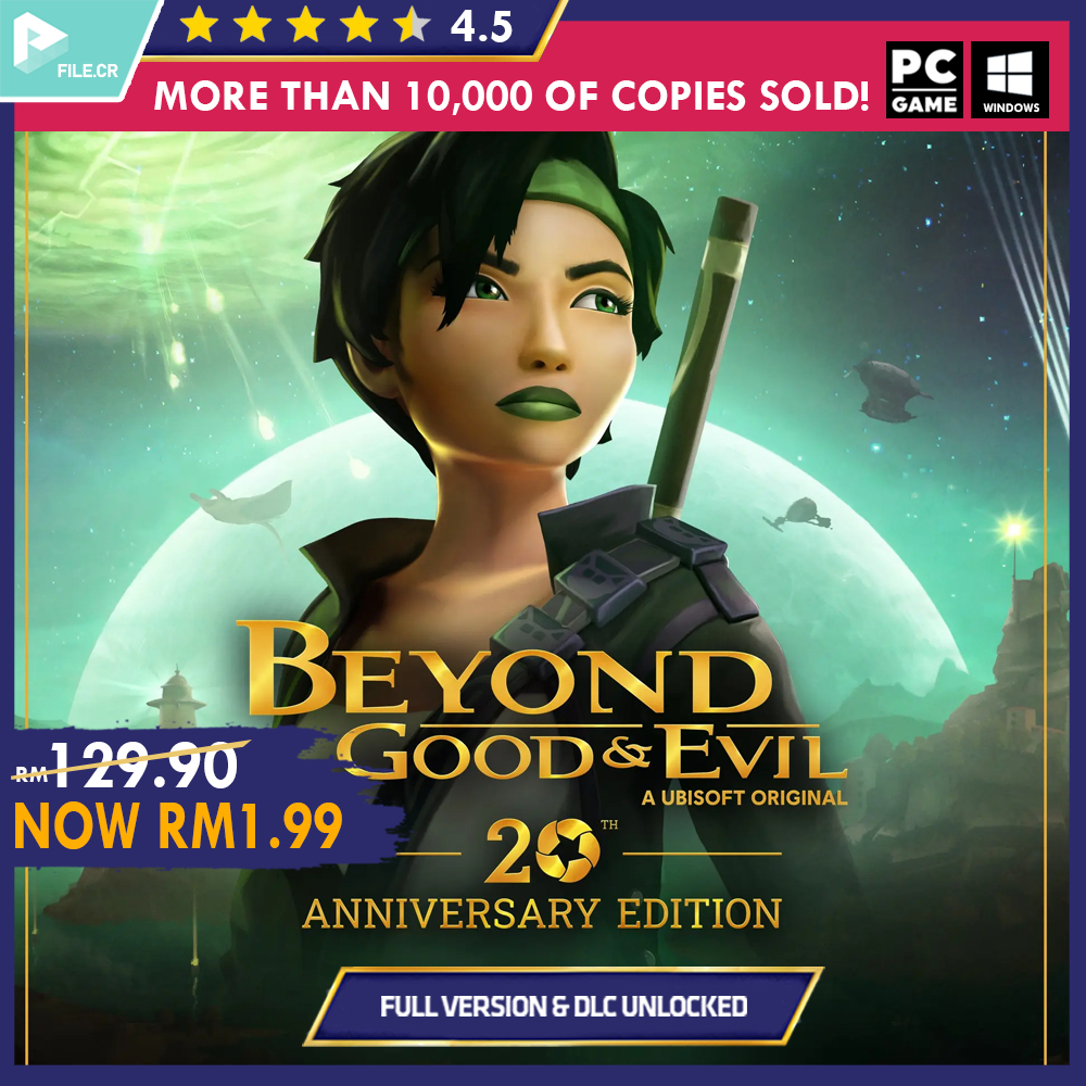 BEYOND GOOD & EVIL: 20TH ANNIVERSARY EDITION[𝐋𝐈𝐅𝐄𝐓𝐈𝐌𝐄] [𝐏𝐂 𝐆𝐀𝐌𝐄 𝐃𝐈𝐆𝐈𝐓𝐀𝐋 𝐃𝐎𝐖𝐍𝐋𝐎𝐀𝐃] [𝐎𝐅𝐅𝐋𝐈𝐍𝐄 ...