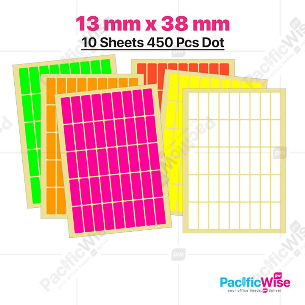 Sticker Label Rectangle /Sticker Label/Self Adhesive Color for Gift ...