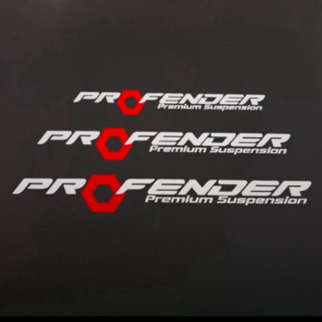 sticker PROFENDER = 1 pcs sticker cutting | Shopee Malaysia