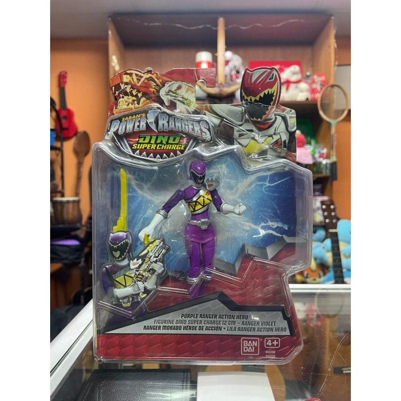 READY STOCK Power Rangers Dino Super Charge Purple Ranger Action Hero ...