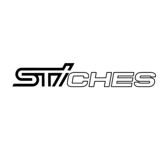 KAIZEN STUDIO Subaru STIches Outline STI Sticker, WRX STI IMPREZA XV ...