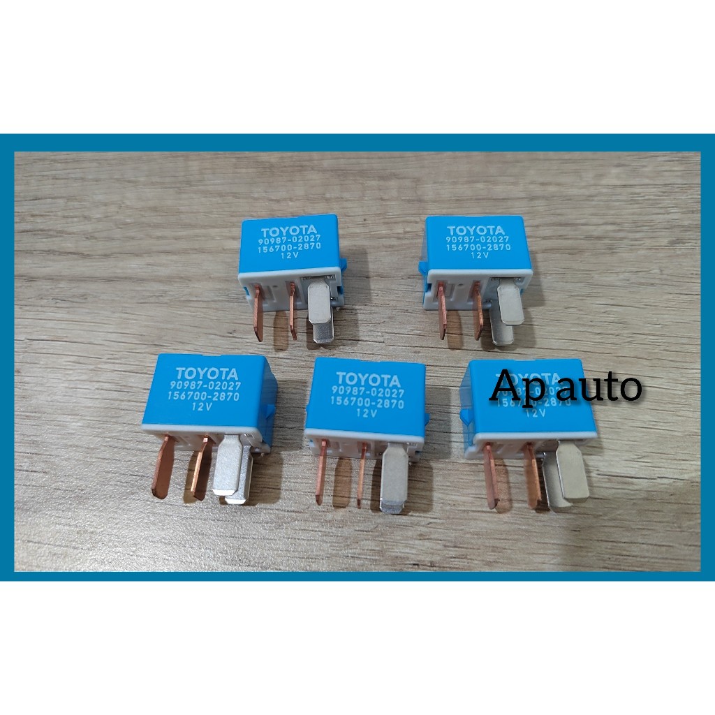 DENSO 4 PIN HEAD LAMP LAMPU RELAY / POWER RELAY TOYOTA HILUX CAMRY VIOS ...
