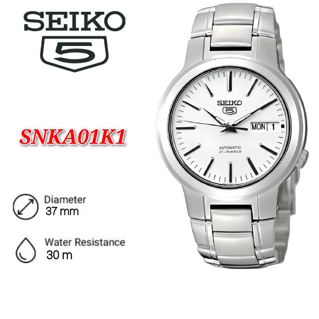 Seiko 5 Automatic 21 Jewels SNKA01K1 Men's Watch | Shopee Malaysia