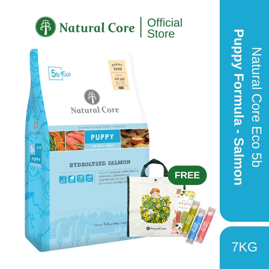 Natural Core Dry Dog Food Puppy - Puppy Salmon Eco5B (7kg) | Shopee ...