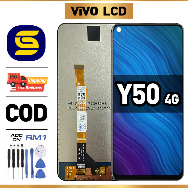 LCD VIVO Y50 4G Compatible For Glass Original Touch Screen Digitizer ...