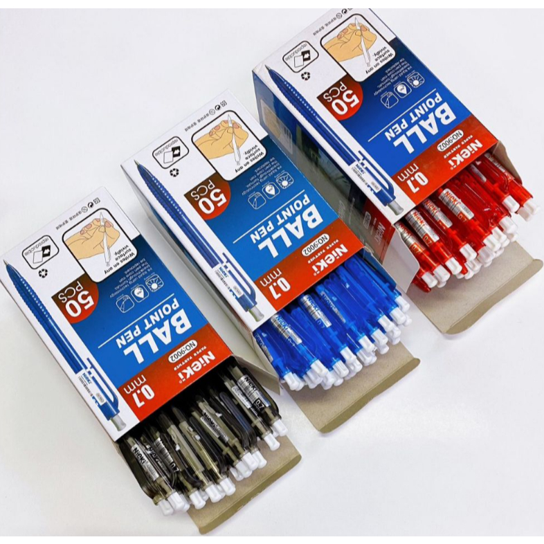 JOO HUAT 50's Nieki Ball Point Pen 0.7mm 9002 Paper Ball Pen School ...
